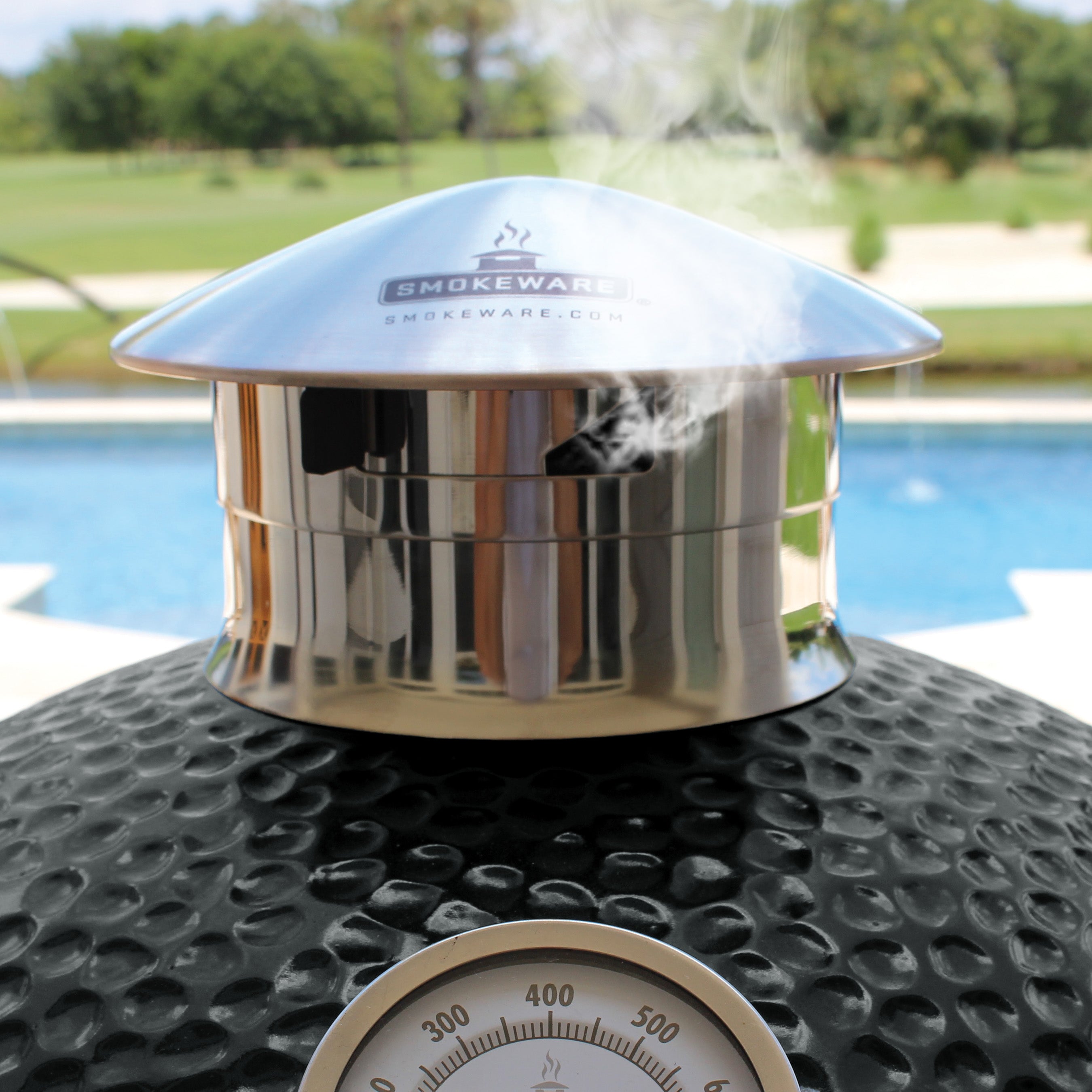 Smokeware Chimney Caps - Fits Big Green Egg and Kamado Joe