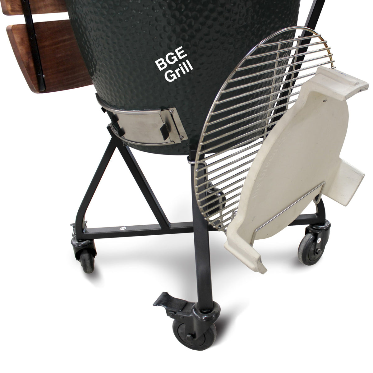 Double Grate Rack Nest Handler Big Green Egg Storage Ceramic Smoker ...